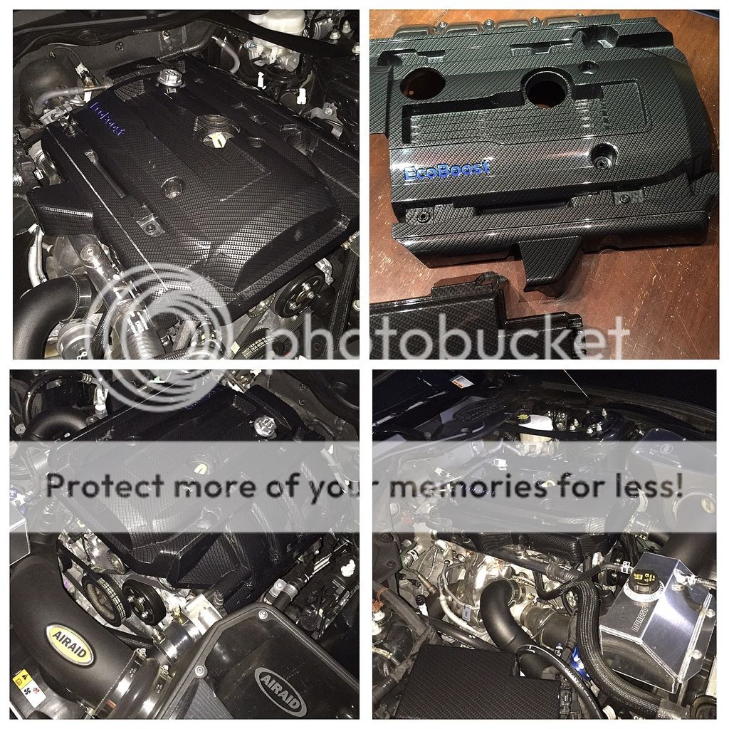 4sale - JLT hydro dipped Ecoboost engine cover | 2015+ S550 Mustang ...