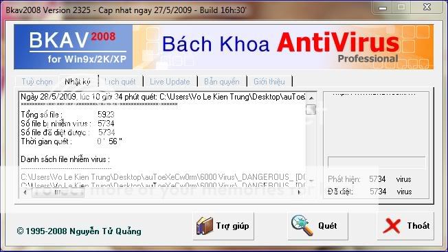 Mẫu virus để test!đánh giá các trình anti virus của bạn | Viết bởi ...